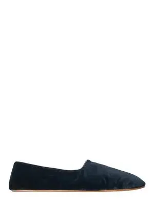 THE ROW Ponti Velvet Slippers - Midnight