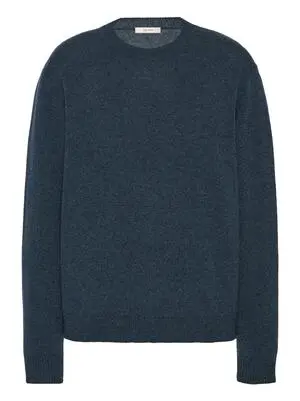 THE ROW Dumbo Cashmere Sweater - Slate Blue