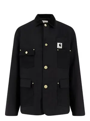 SACAI X CARHARTT WIP Jacket With Double Logo Patch - Black