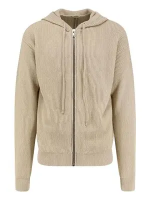 Rick Owens Virgin Wool Cardigan - Beige