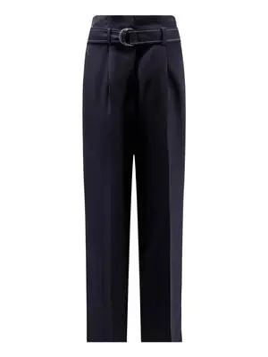 Seafarer Irony Virgin Wool Trousers - Black