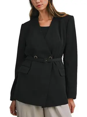 LUVEE Belted Blazer