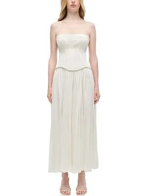 Simkhai Adalys Bustier Dress - Ivory