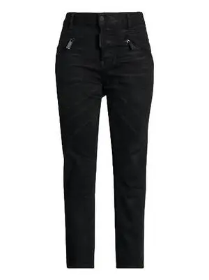 Dsquared2 Tapered Jeans With Logo - Black