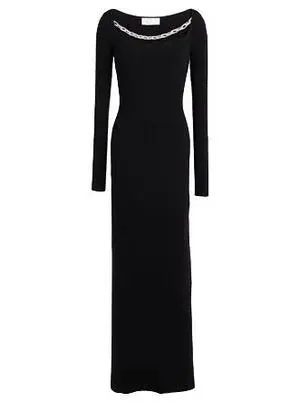 Giuseppe Di Morabito Maxi Dress In Merino Wool - Black