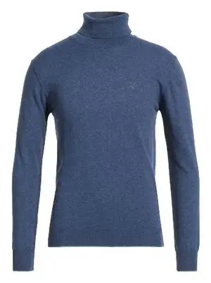 BERNA Turtleneck Slate Size Wool, Viscose, Polyamide, Cashmere - Blue