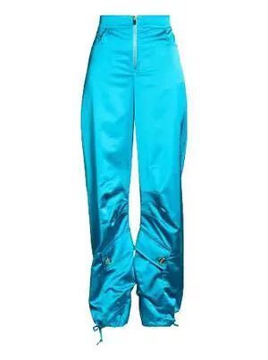 GAVROCHE PARIS Tapered Satin Pants - Blue