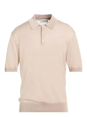 LANEUS Polo Shirt Beige