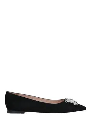STUART WEITZMAN Ballet Flats In Leather - Black