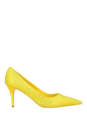 TWINSET Pumps With Appliqués And Crystals - Yellow