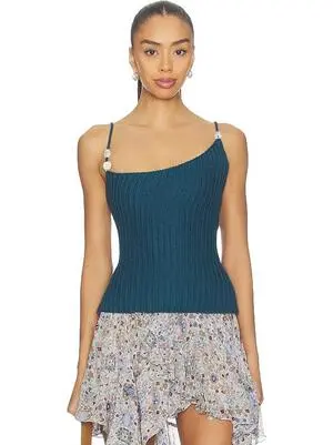 SNDYS Desi Open Back Top - Teal