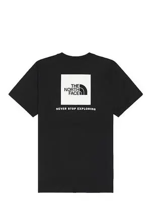 The North Face Short Sleeve Core Box Nse Tee In Black - Tnf Black & Tnf White
