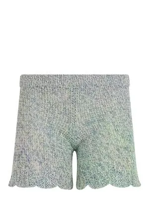 Red Valentino Knitted Shorts - Blue