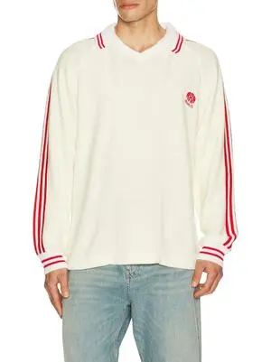 RICE NINE TEN Knitting Soccer Jersey - Off White