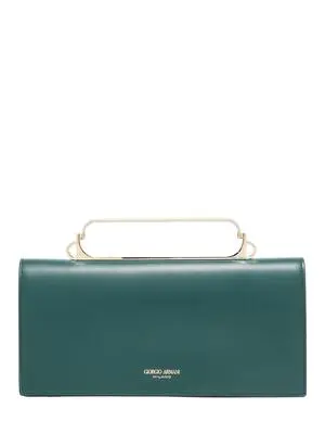Giorgio Armani Leather Clutch Bag - Green