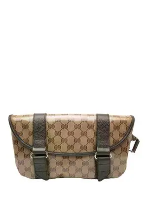 Gucci GG Crystal Belt Bag Brown