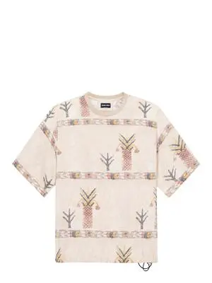Giorgio Armani Printed Silk T-shirt - Beige