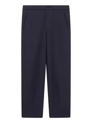 Giorgio Armani Double-jersey Trousers - Navy Blue
