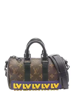 LOUIS VUITTON Monogram Keepall Xs Satchel - Brown