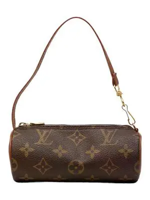 LOUIS VUITTON 1990-2010 Monogram Papillon Pochette - Brown