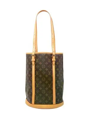 LOUIS VUITTON 2003 Monogram Gm Bucket Bag - Brown