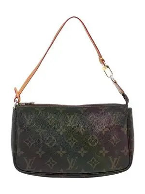 LOUIS VUITTON 2007 Monogram Pochette Accessoires - Brown