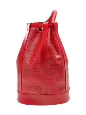 LOUIS VUITTON 1995 Epi Randonnee Pm Backpack - Red