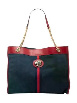 Gucci 2000-2015 Rajah Large Tote Bag - Blue