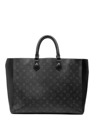 LOUIS VUITTON Monogram Eclipse Grand Sac Tote Bag - Black