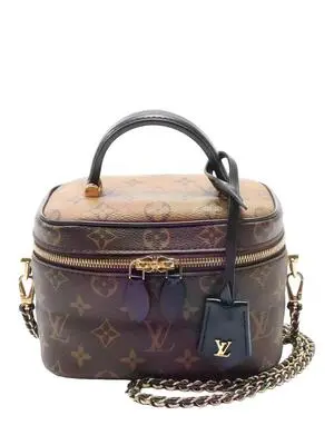 LOUIS VUITTON 2020 Monogram Reverse Vanity Pm Satchel - Brown