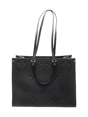 LOUIS VUITTON 2021-2025 Monogram Empreinte Onthego Gm Satchel - Black