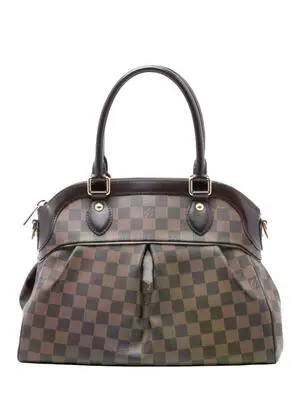 LOUIS VUITTON 2008 Damier Ebene Trevi Pm Satchel - Brown