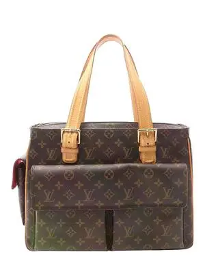 LOUIS VUITTON 2005 Monogram Multipli Cite Tote Bag - Brown
