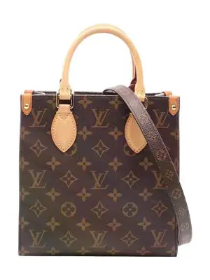 LOUIS VUITTON Monogram Sac Plat Bb Satchel - Brown