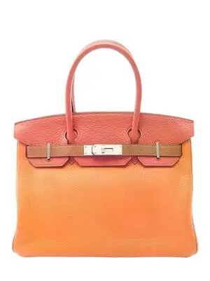 Hermès 2012 Birkin 30 Handbag - Orange