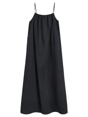 BY MALENE BIRGER Lanny Organic Cotton Maxi Dress - Black