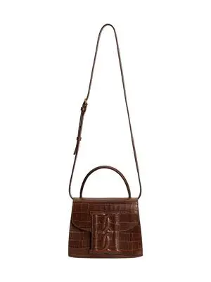 BY MALENE BIRGER Ramil Leather Shoulder Bag - Bison