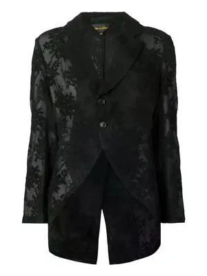 Comme Des Garçons Lace Blazer - Black