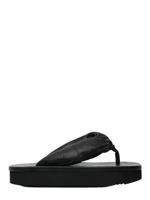 Rick Owens Leather Sandals - Black