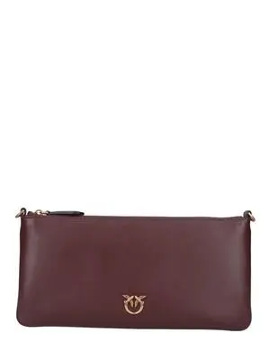Pinko Horizontal Flat Shoulder Bag - Red