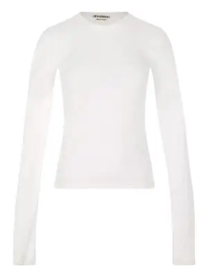 JW Anderson Long-sleeve Top - White