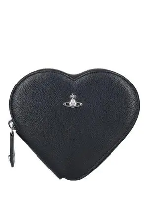 VIVIENNE WESTWOOD Heart Crossbody Bag - Black