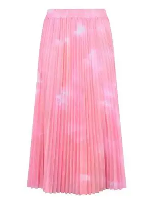 Valentino Garavani Pleated Midi Skirt - Pink