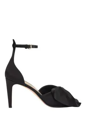 Red Valentino Bow-detail Sandals - Black