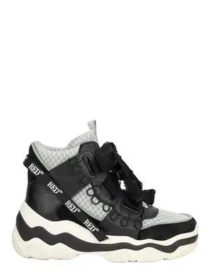 Red Valentino Ribbon-detail Sneakers - Black