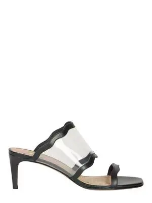 Red Valentino Slip-on Sandals - Black