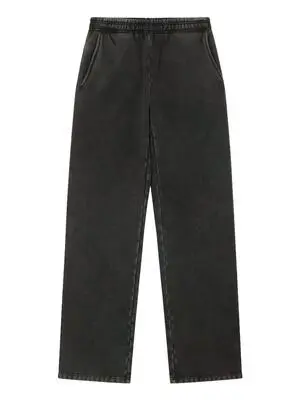 ENTIRE STUDIOS Straight Leg Track Pants - Black
