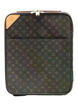 LOUIS VUITTON 2010 Monogram Pegase 45 Travel Bag - Brown
