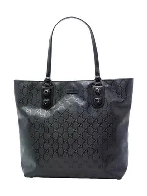 Gucci Gg Imprime Tote Bag - Black