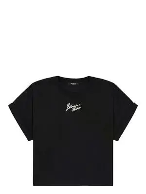 Balmain Rolled-sleeve T-shirt - Black